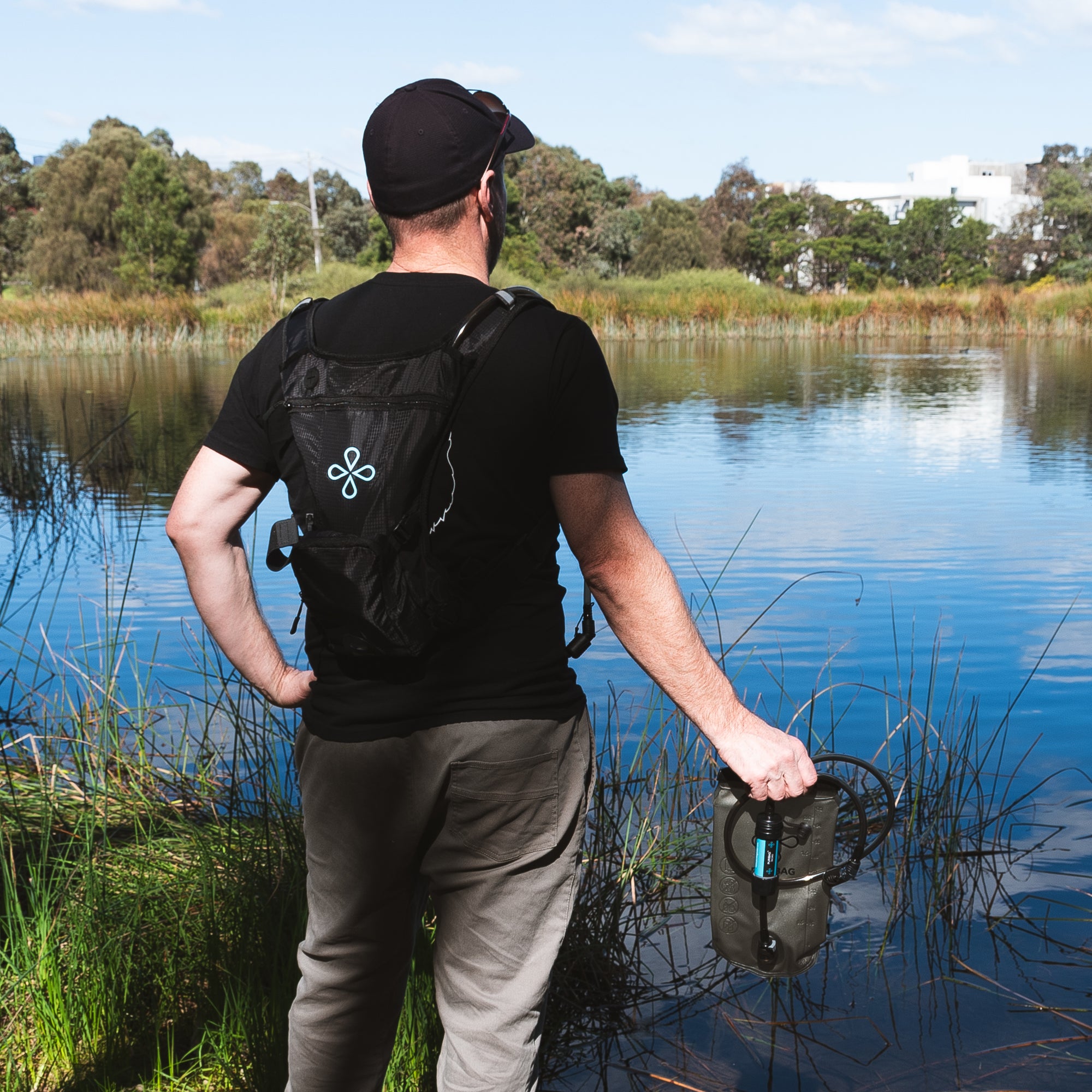 Puribag Adventure Pack - [hydration backpack with 2L water bladder and